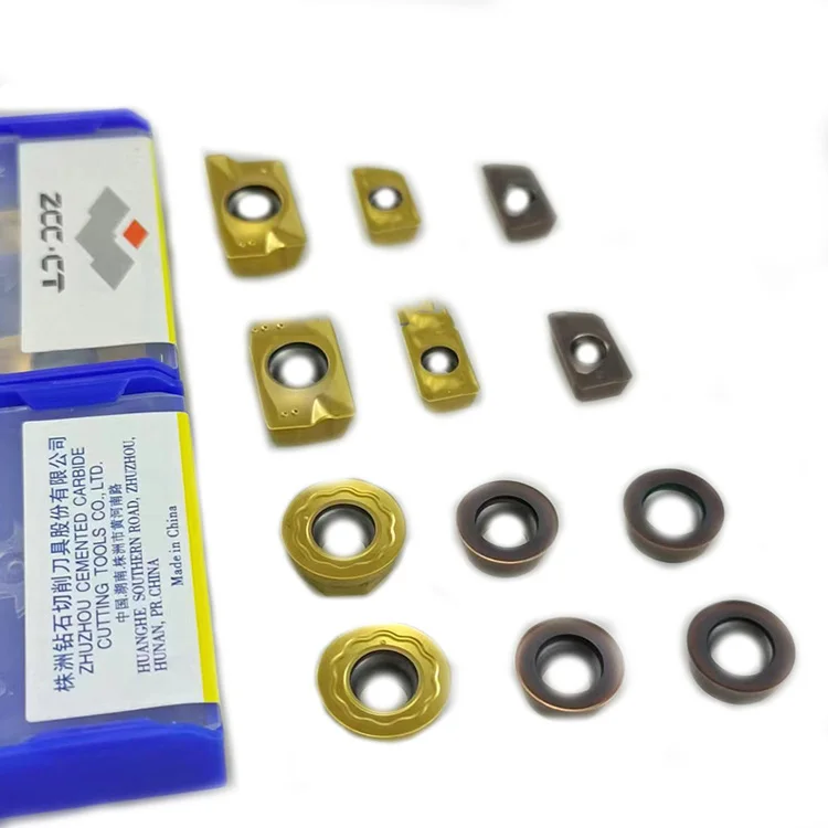 ZCCCT Hard Alloy CNC Milling Blades - High Wear Resistance