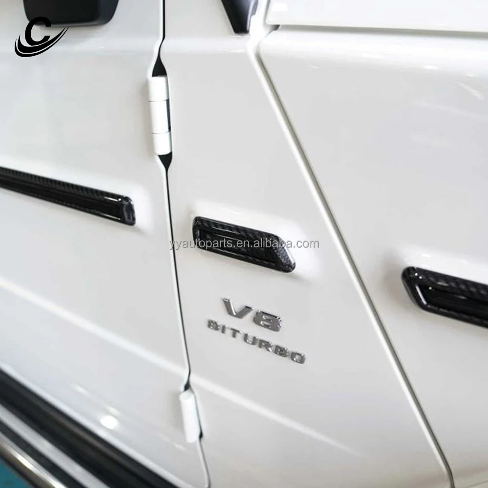 W463a Dry Carbon Fiber Car Side Trims Cover For Mercedes G-class W464 G500 G63 2019y~ - Buy G ...