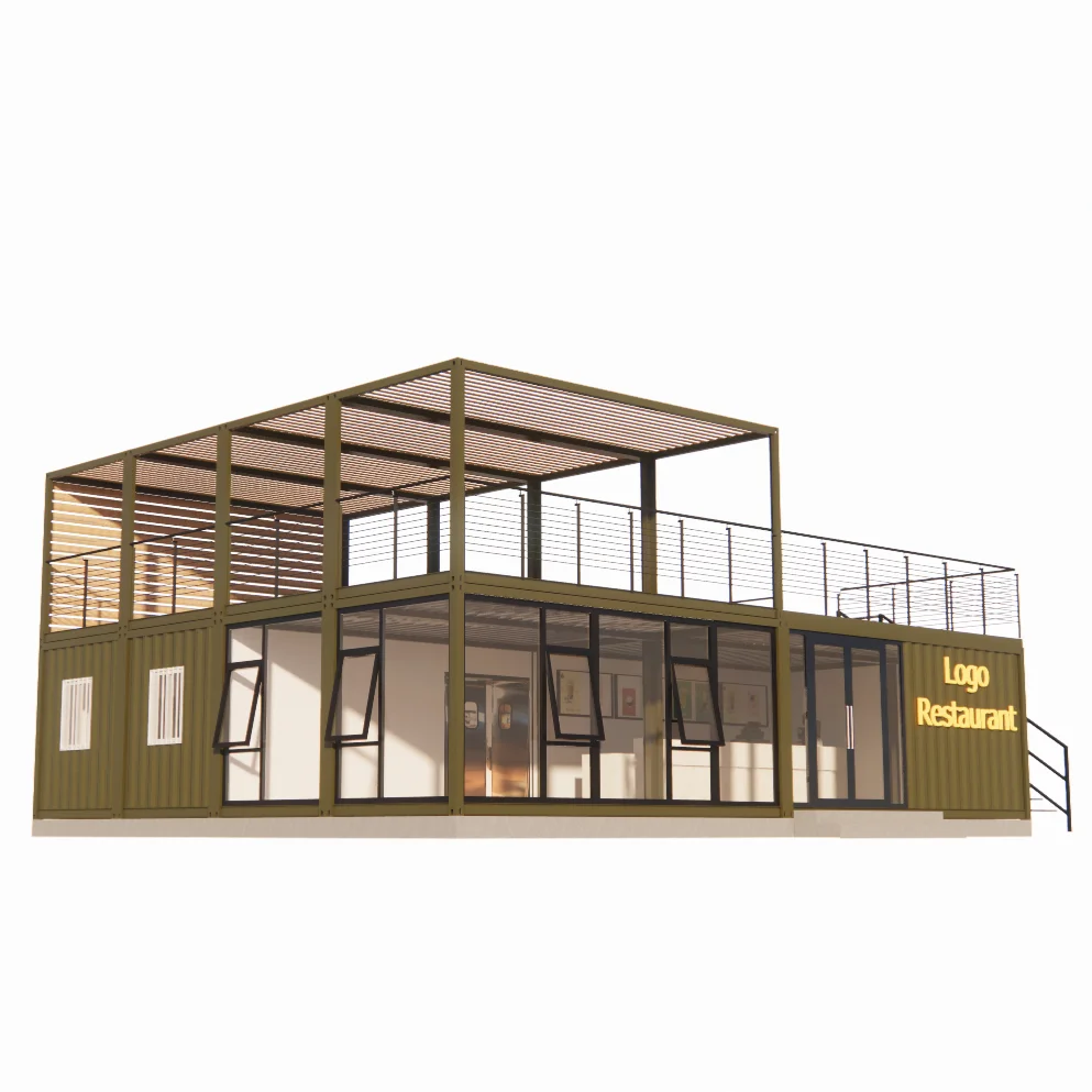 Luxury Shipping Container House Mobile Restaurant/prefab Container Food ...