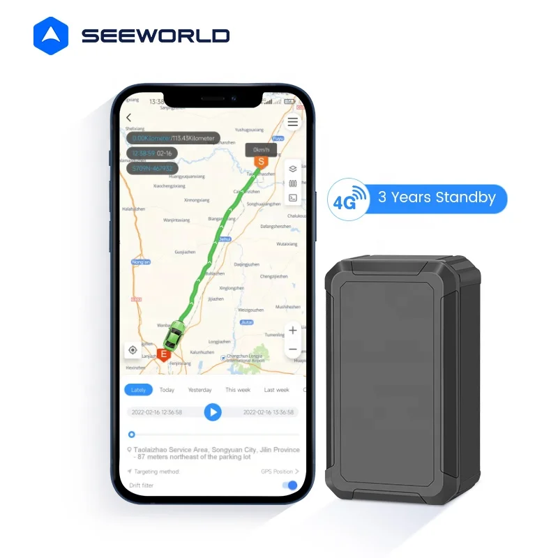4g Wireless Lte Gps Tracker With 3 Year Battery Life Long Standby Time ...