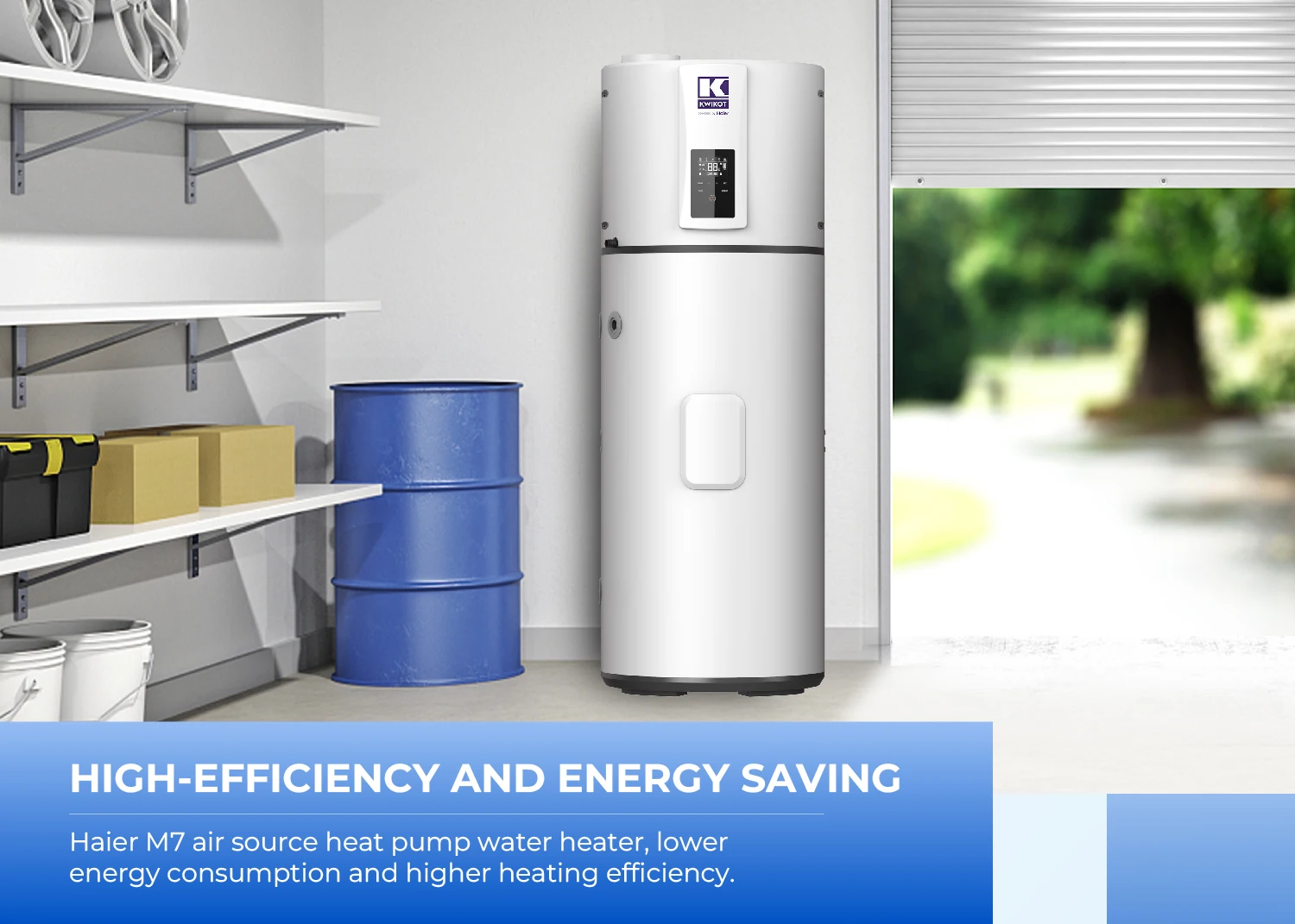 M7B | 185L R290 Full Inverter All in One Heat Pump Water Heater