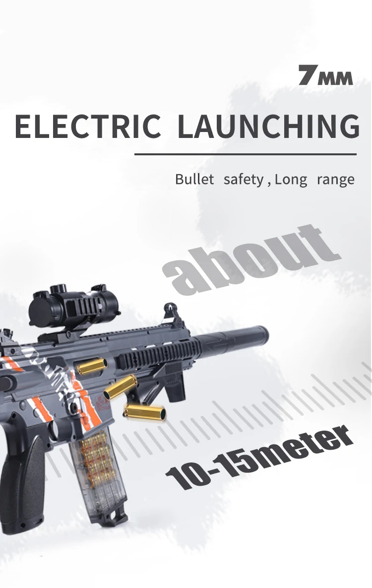 Factory Customization M416 Plastic Shooting Shell Ejecting Airsoft Gun ...