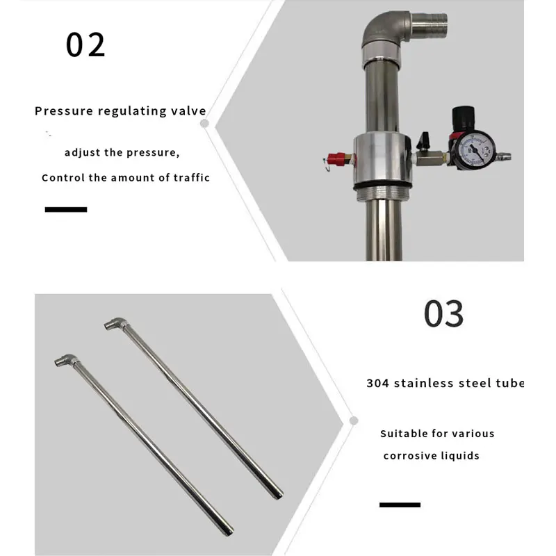 Impa 591653 Stainless Steel Pneumatic Drum Pump,Hot Selling Marine ...