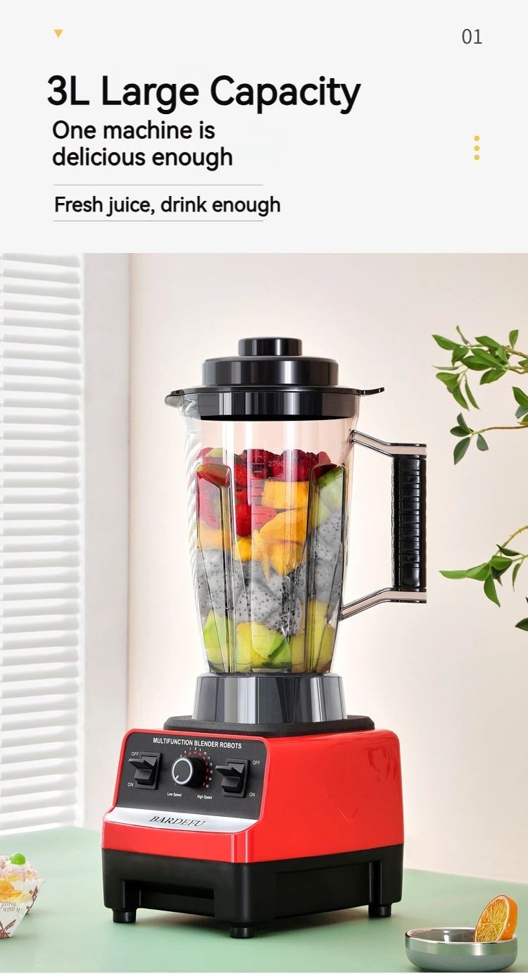 Professional Nutrition Blender 3L, 9500W Heavy Duty Commercial Blender ...