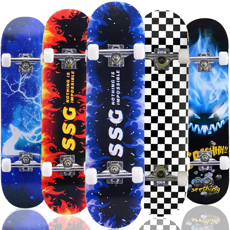 2023 Adult Beginner Buy Custom 7Ply Skate Board Kids Children Cruiser ...