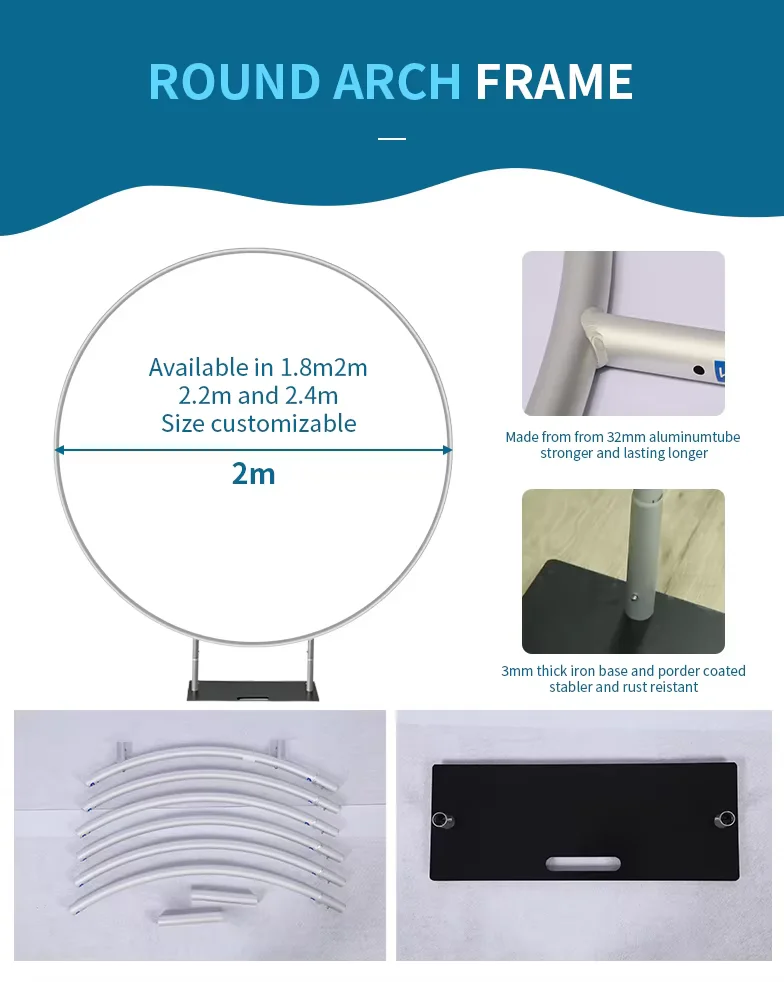 2M Round Stand and Plinth Stand with Custom Design for Birthday Party ...