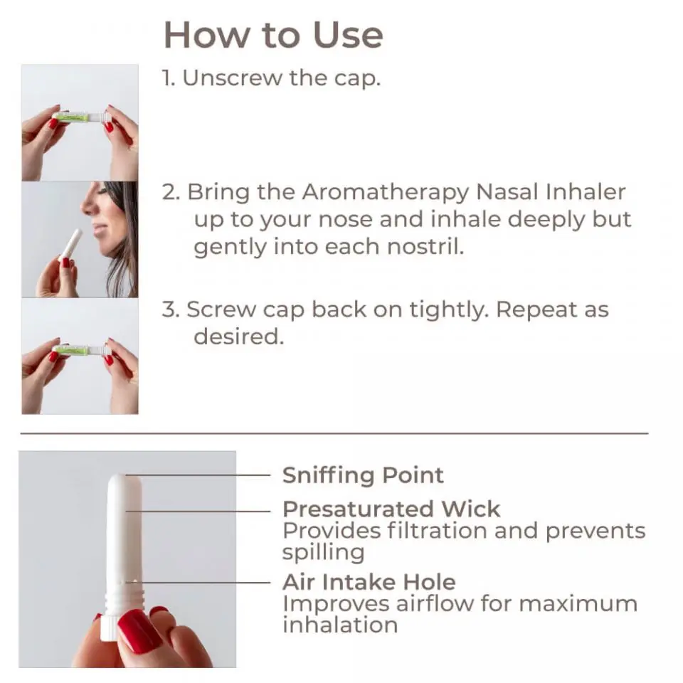 Private Label Aromatherapy - Pure Oil Nasal Inhaler Sticks