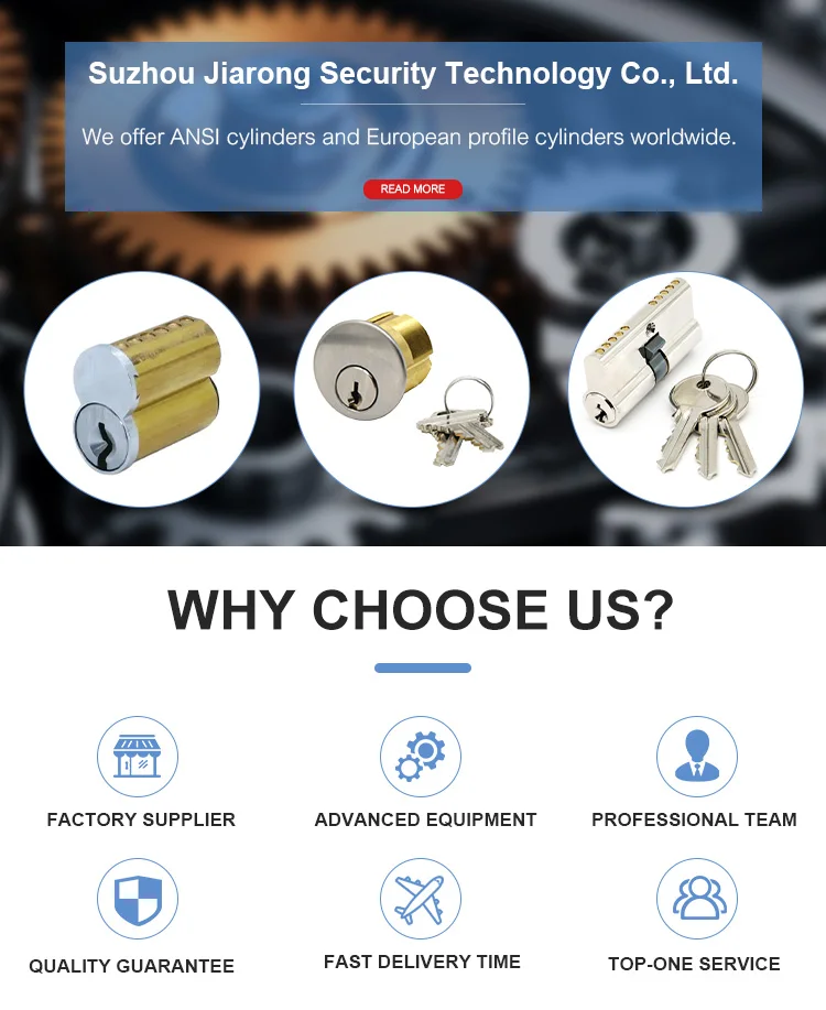 2-level Master Key System Single Profile Euro Lock Cylinder