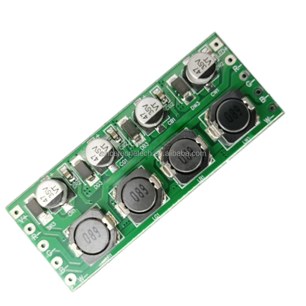 12-24v Input LED RGBW Driver/controller Board with 4 Channels