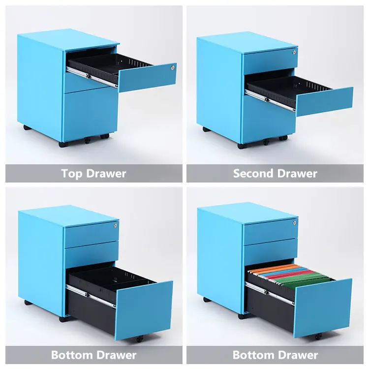 Medical Low Staff Small Big Lots Wheeled Movable Pedestal Mobile ...