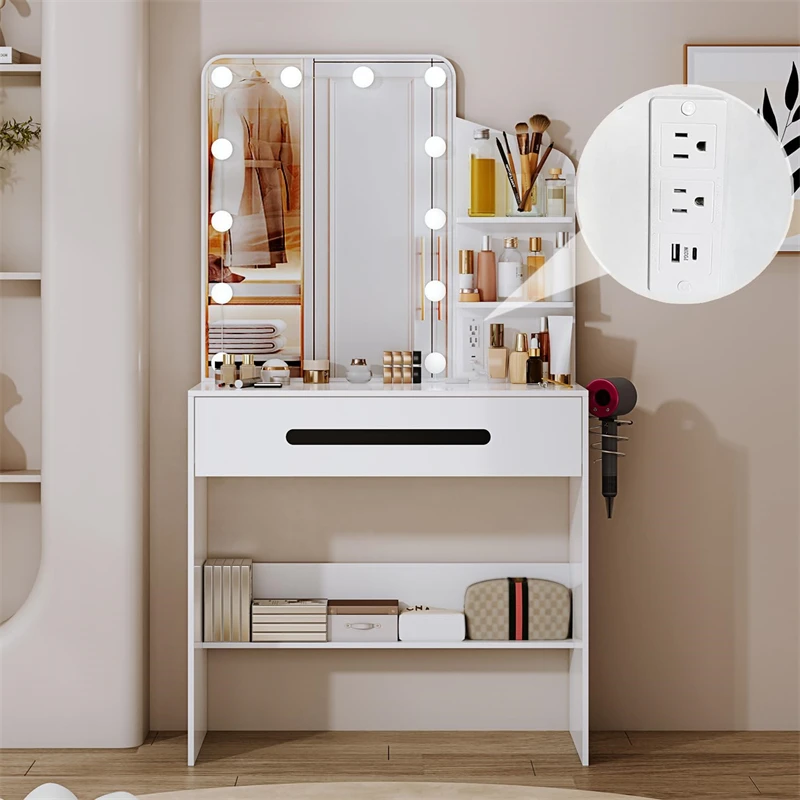 Spot Supply Bedroom Dressing Table Led Lights With Power Strip Dressing ...