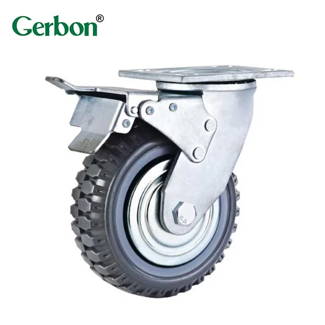 Pneumatic Caster Wheel Heavy Duty Caster Wheels Swivel Balloon Wheels ...