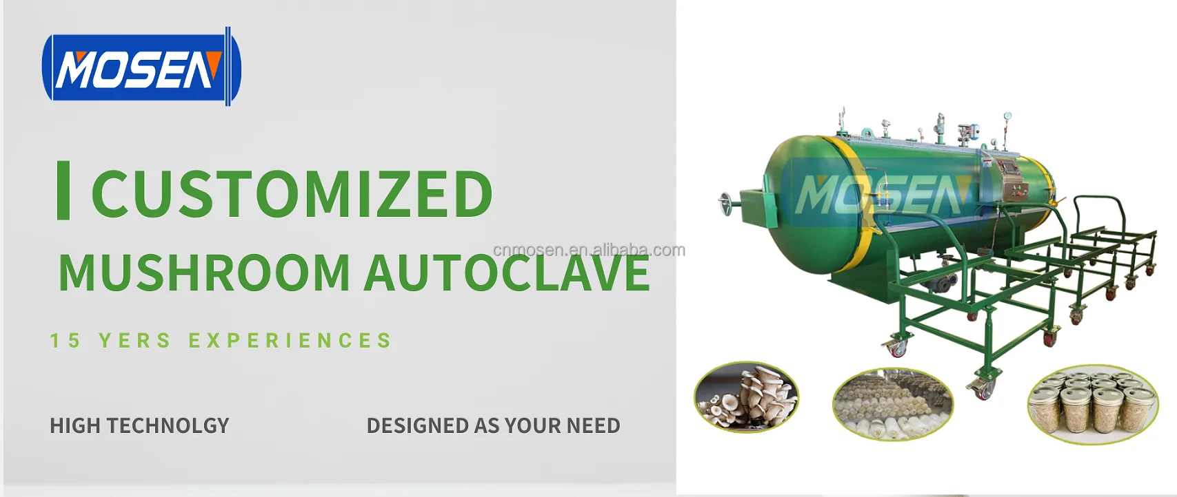 Industrial Farm Mushrooms Cultivation Substrate Spawn Autoclave for ...