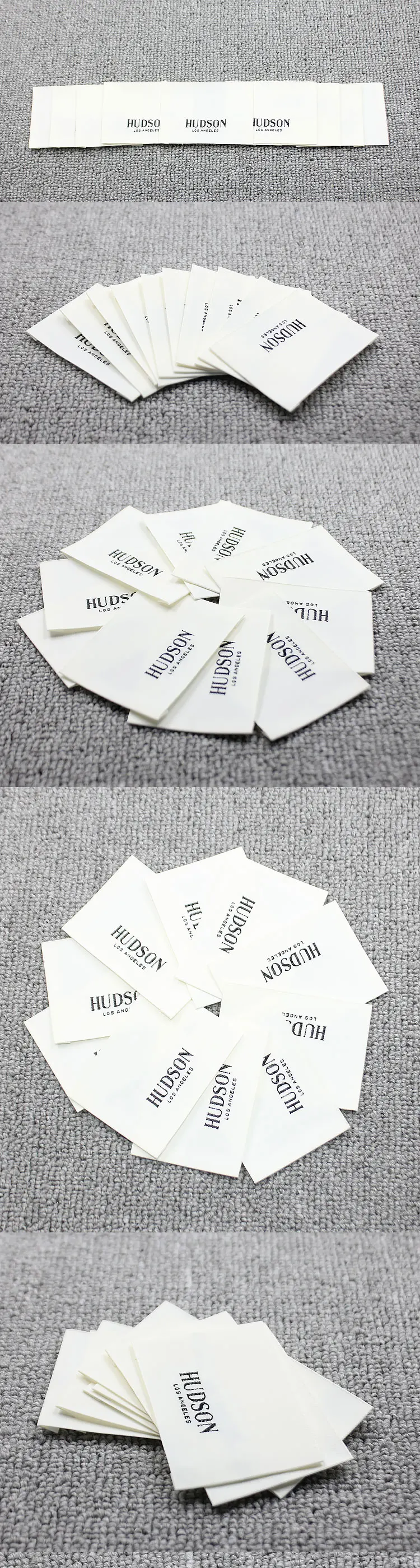 Custom Red Label Clothes Tags For Clothing Maker Woven Labels - Buy ...