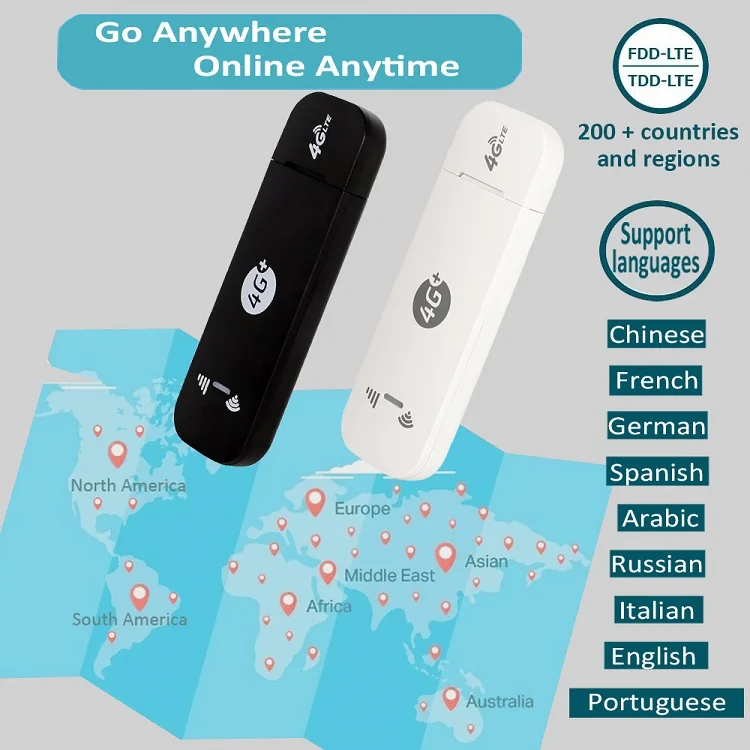 U8-15 4G USB Modem Wifi Router - Wi-Fi Hotspot for Japan