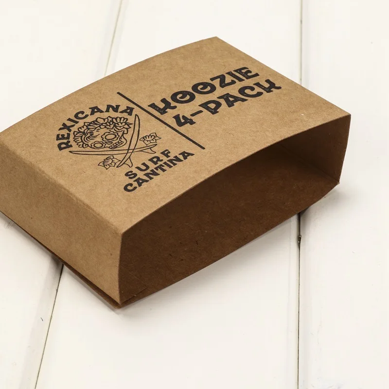 Custom Made Logo Printed Personalised Packaging - Kraft Paper Wide ...