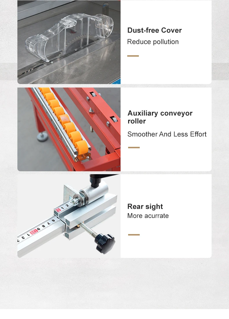 Multi Function Woodworking Sliding Table Saw Machine Woodworking Wood ...