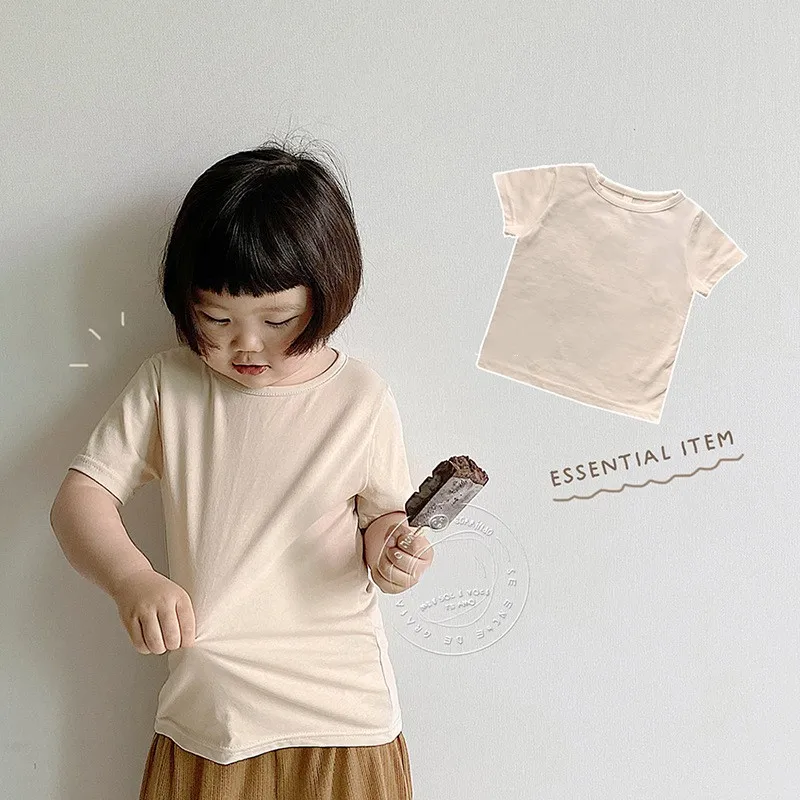 Infant Clothes Summer New Thin Color Short Sleeve Baby T-shirt Cotton ...