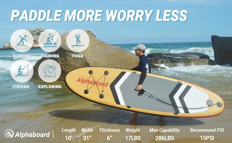 Softtop Inflatable Sup Gonfiabil Stand-up Paddleboarding Serf Wake ...