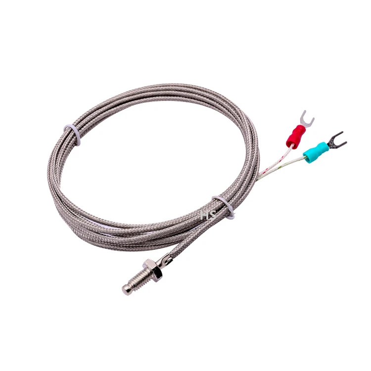K E J Pt100 M6 M8 Screw Thermocouple 2 Wire Thermocouple Wire Injection ...
