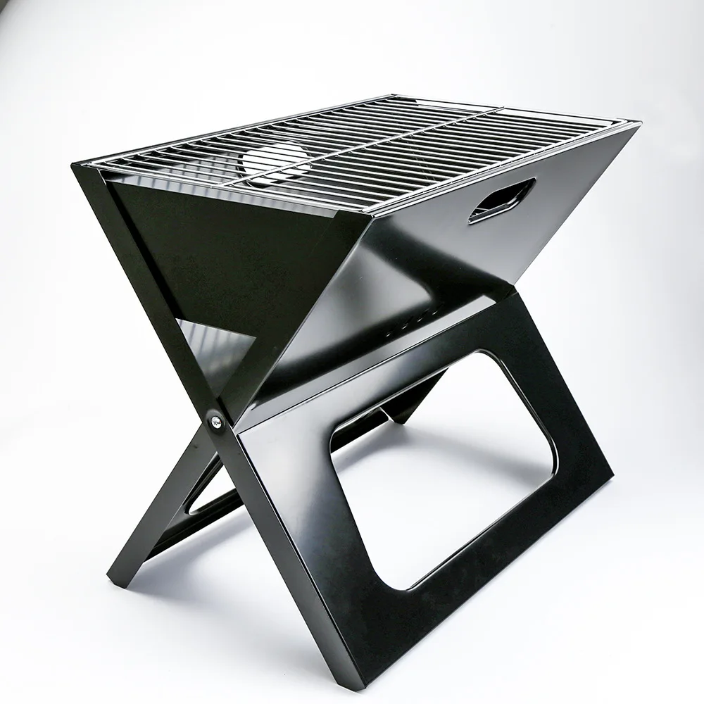 Outdoor Easily Assembled Folding Barbecue Grill Camping Portable ...