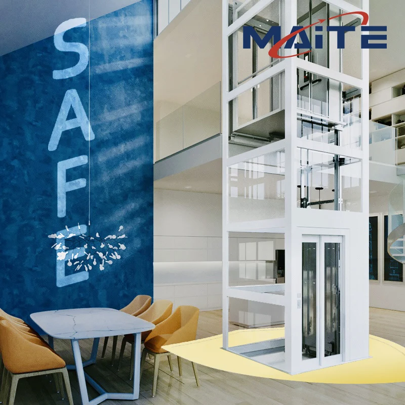 Compact Electric Mini Home Elevator with Remote Control for Elderly ...