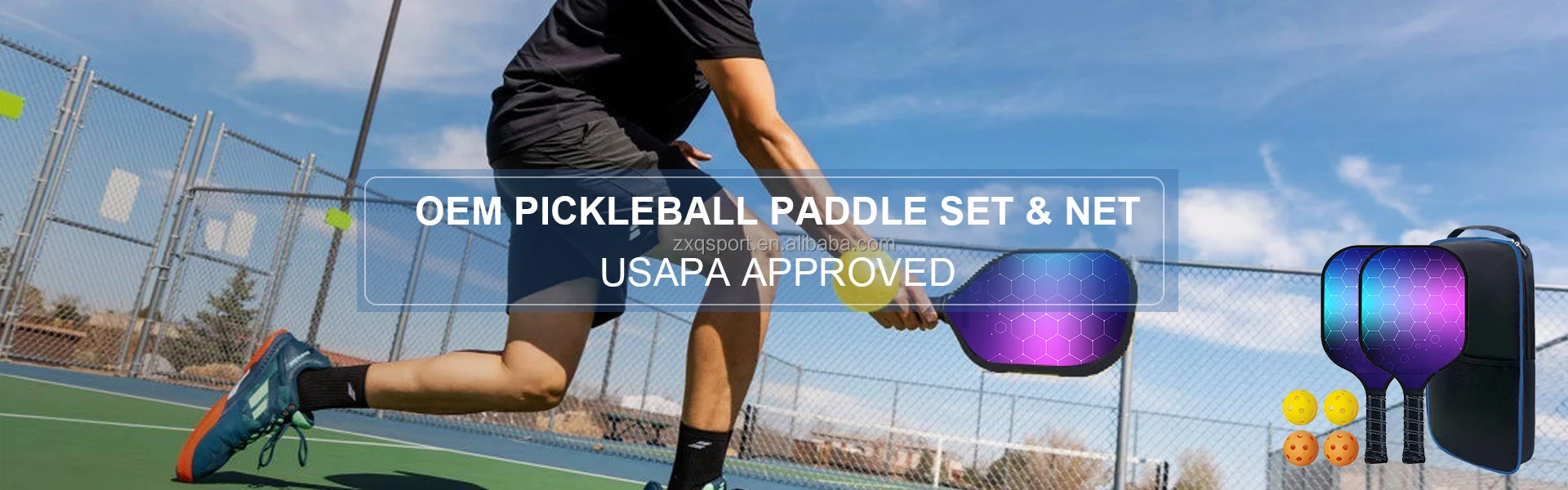 16mm Thick Pickleball Paddle Eva Foam Light Grey Carbon Pickleball ...