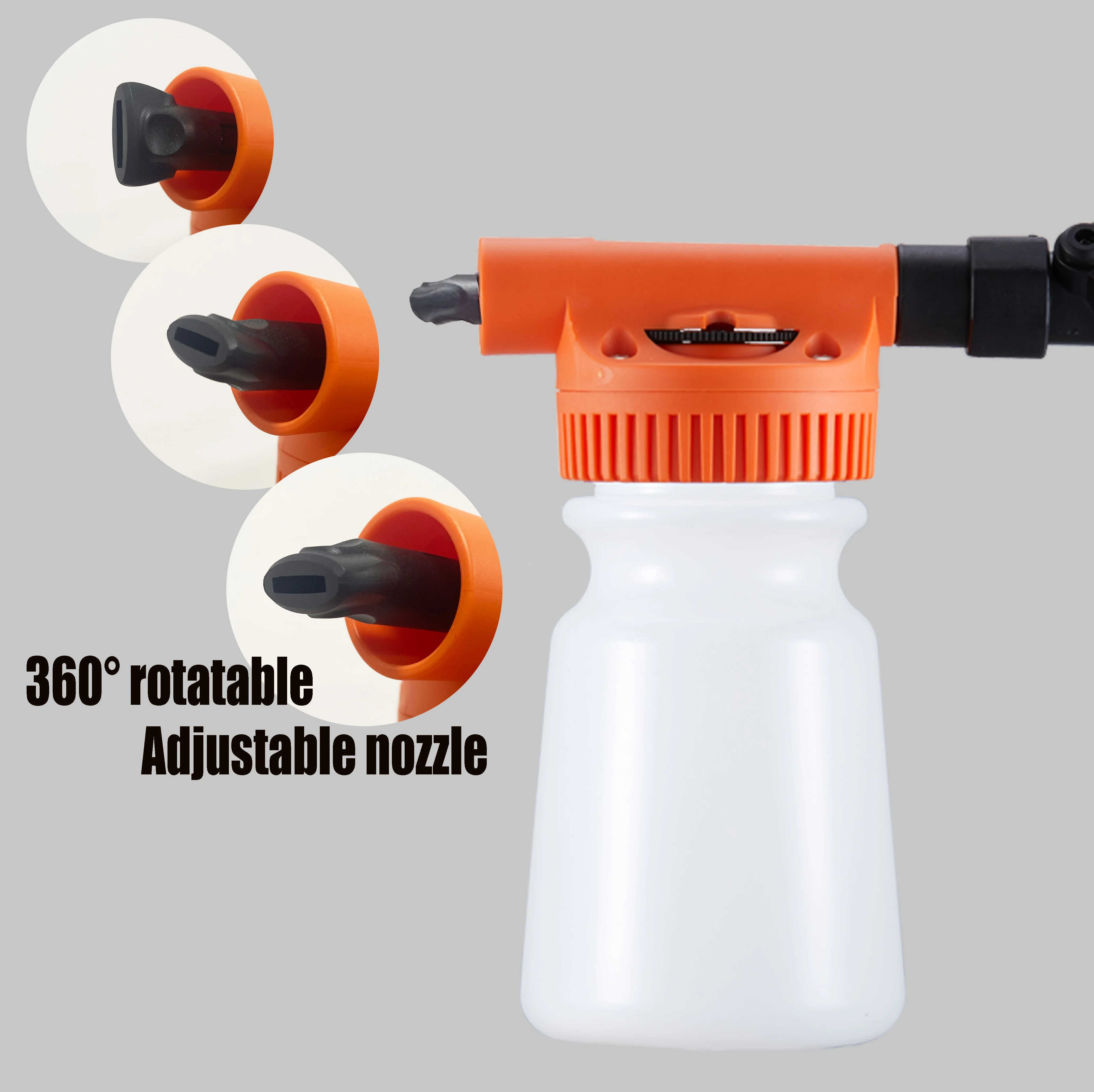 Garden Hose Fertilizer Sprayer Adjustable Water Hose Spray Nozzle For ...
