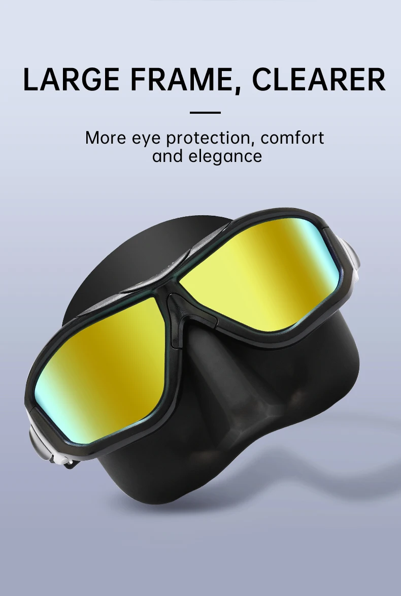Wave Diving Mask - Custom Design for Snorkeling & Free Diving