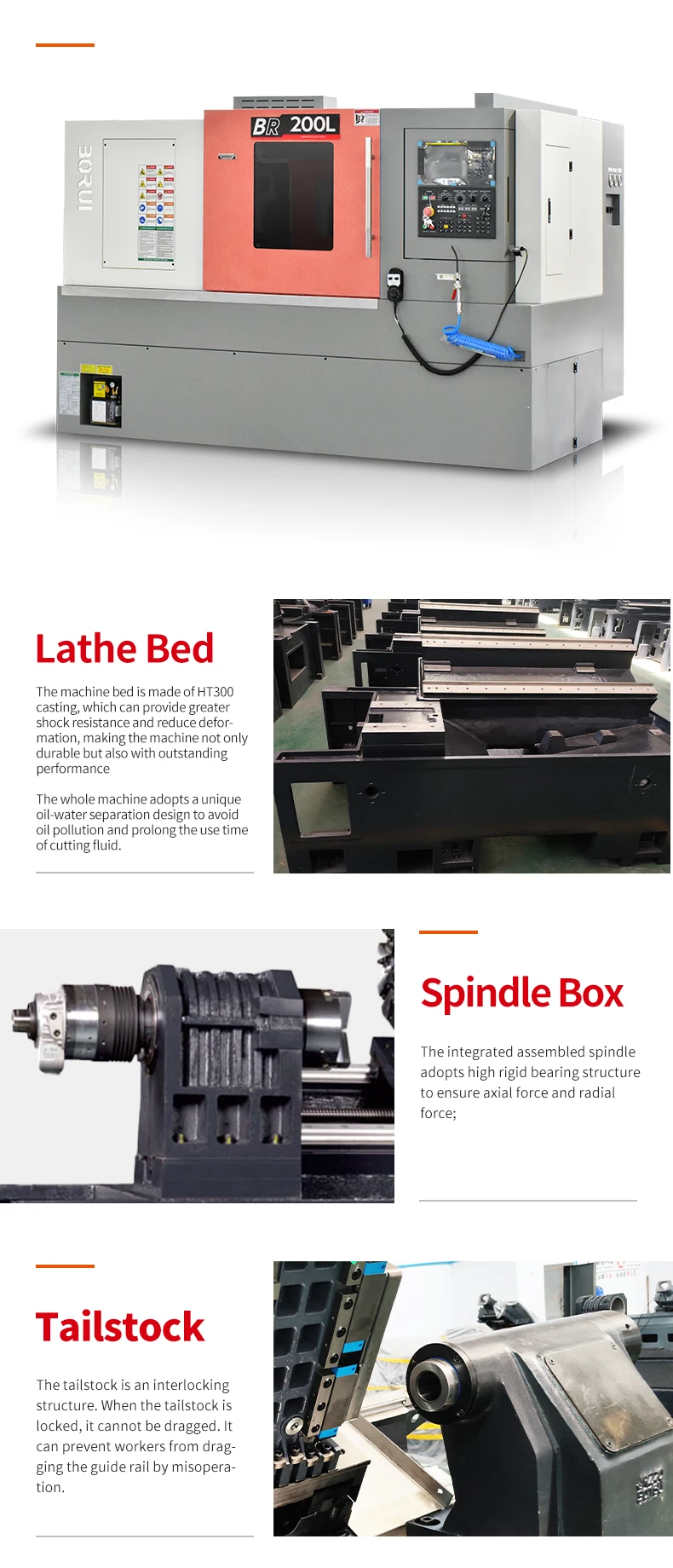 Br-200l Cnc Lathe Machine 3 Axis Cnc Lathe And Milling Machine - Buy ...