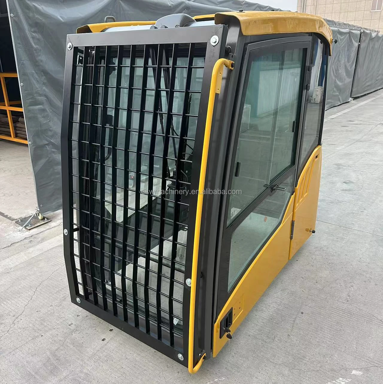 Heavy Duty Excavator Cabin Protection Grill - Durable & Versatile