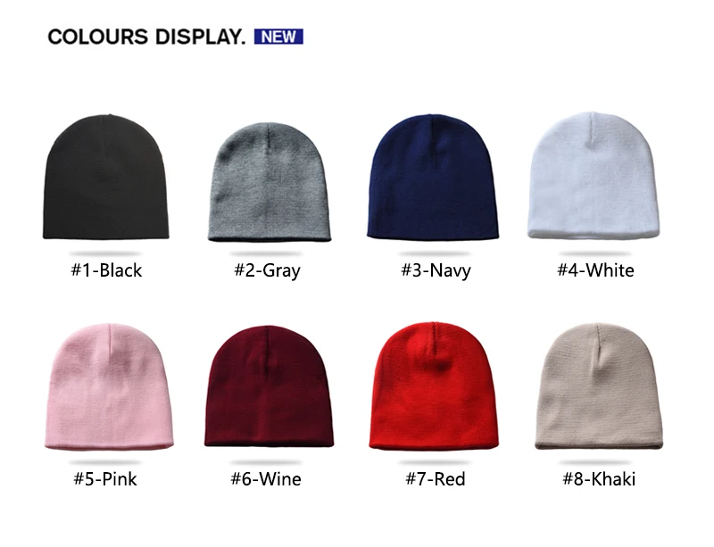 Shop Our Classic Winter Beanie Hats with Custom Embroidery