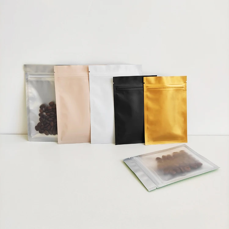 10x15cm One Side Clear Different Metallic Colors Food Grade Packaging ...
