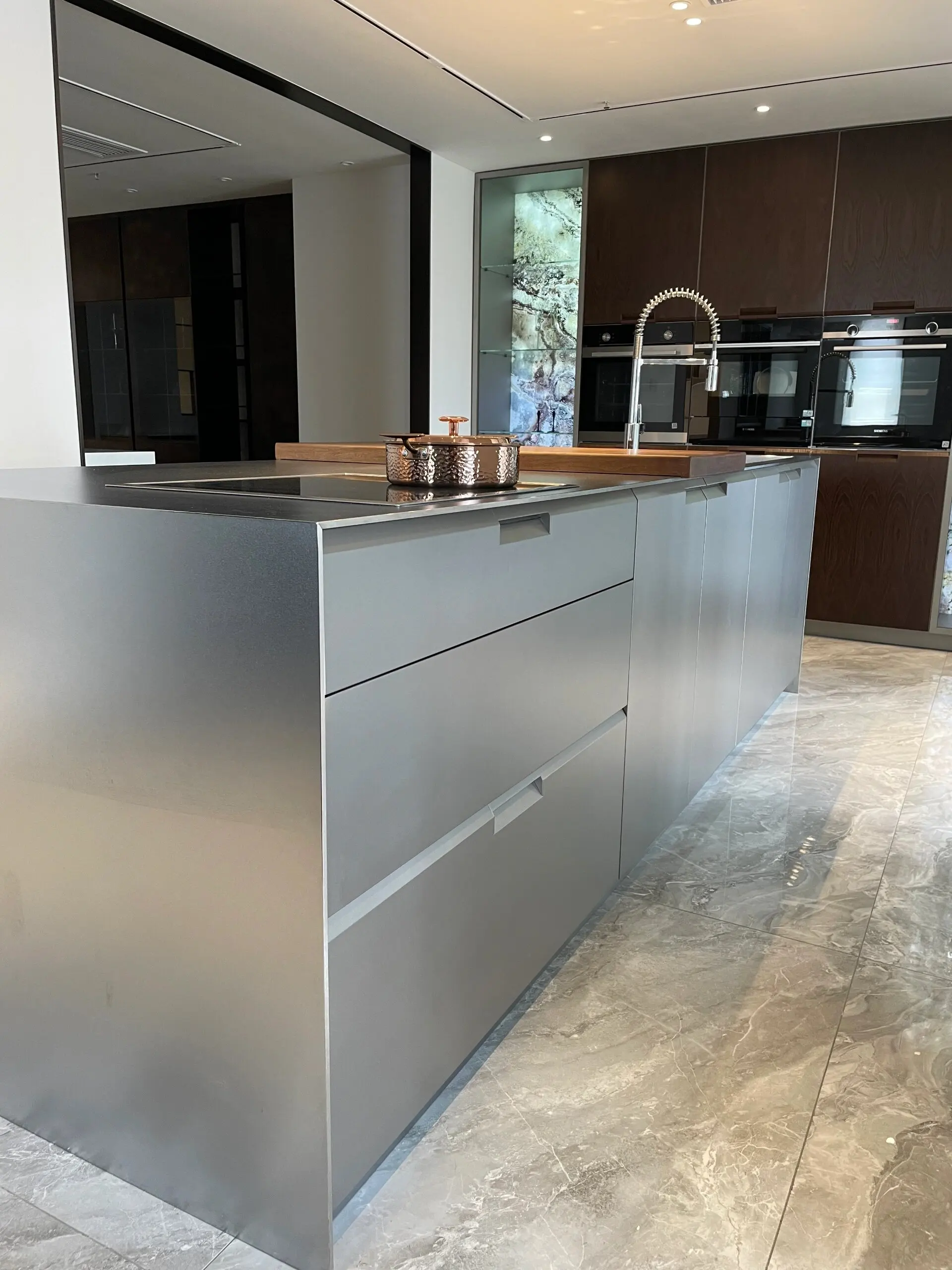 Stainless Steel Cabinet with Drawer Slide - Scratch Resistant