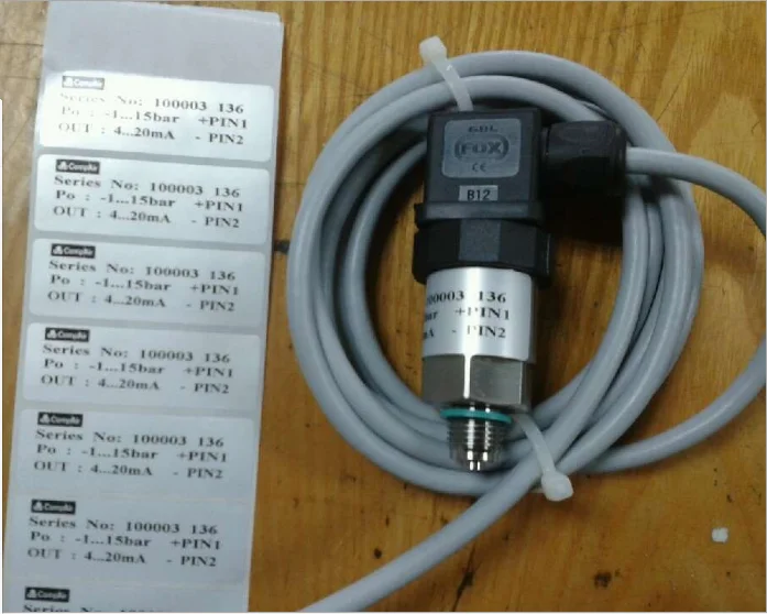 pressure sensor sullair screw air compressor 02250144-311 for sale ...