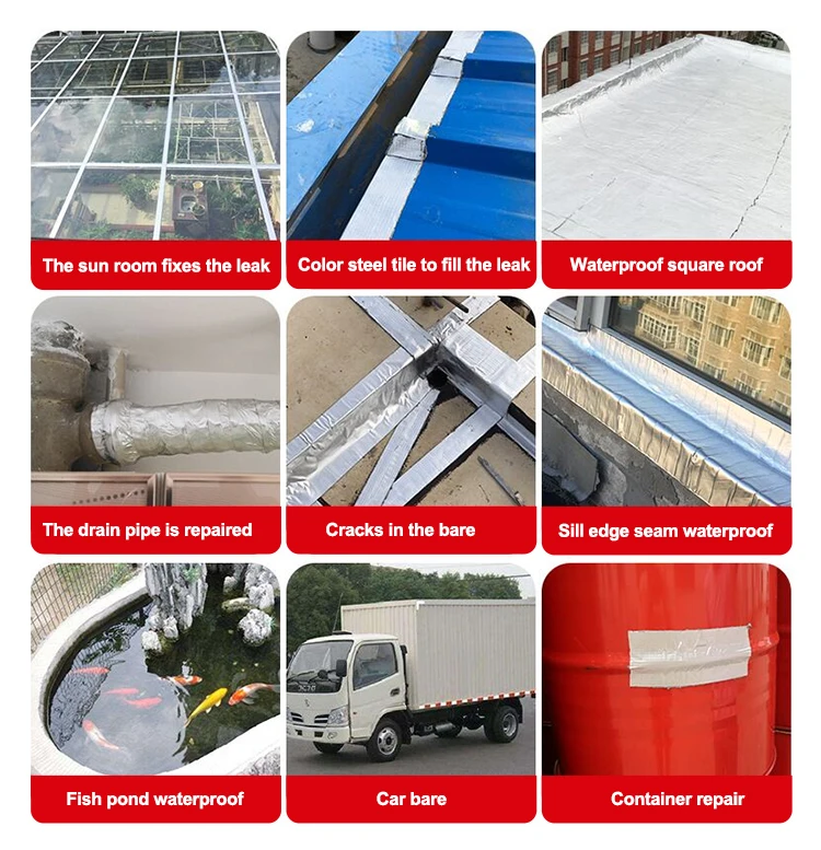 Manufacturer 5m Water Stop Leakage Aluminum Foil Waterproof Butyl ...