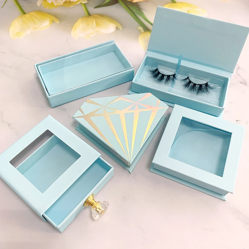 Empty Eye Lash Packaging Box - Luxury 3D Mink Lashcases