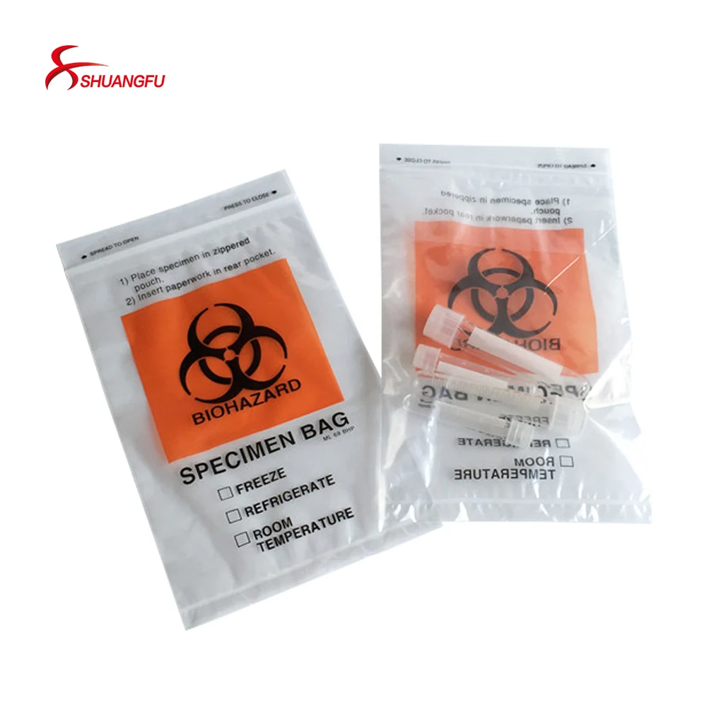 Lab Biohazard Zipper Autoclave Specimen Ldpe Kangaroo Bags - Buy Ldpe ...
