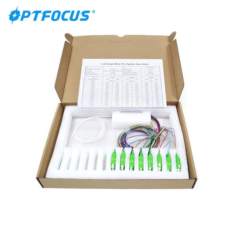 Fiber Optic Ftth 1260-1650nm 1x6,1x12,1x24,1x 32,1x48,1x64 Fiber ...
