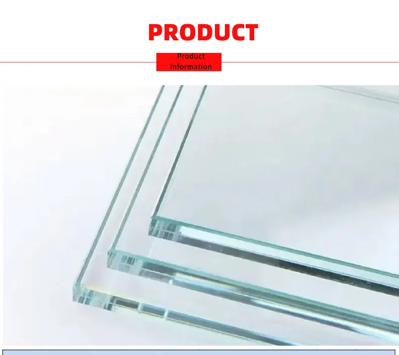 1mm Low Iron Ultra White Transparent Glass 99% Ultra White Glass For ...