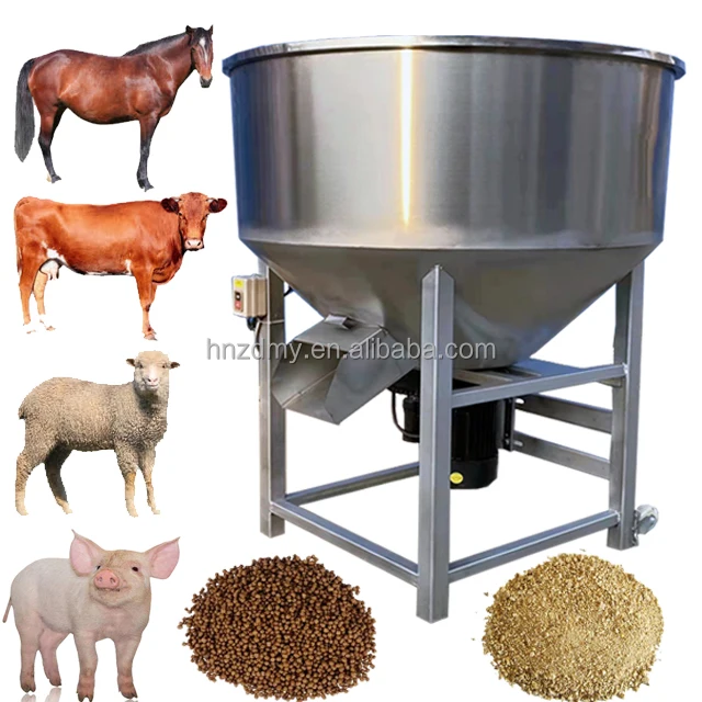 Multifunctional feed mixer fertilizer pig feed mixer 50kg 200kg farm ...
