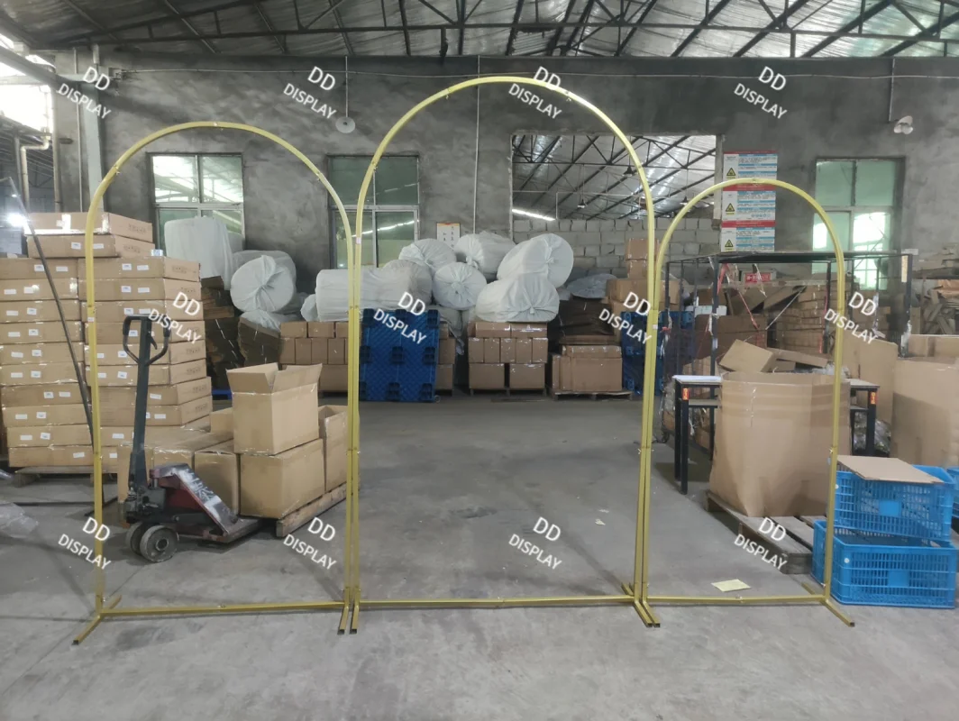 Stable Chira Backdrop Stand Large Size Gold Metal Balloon Arch Set ...