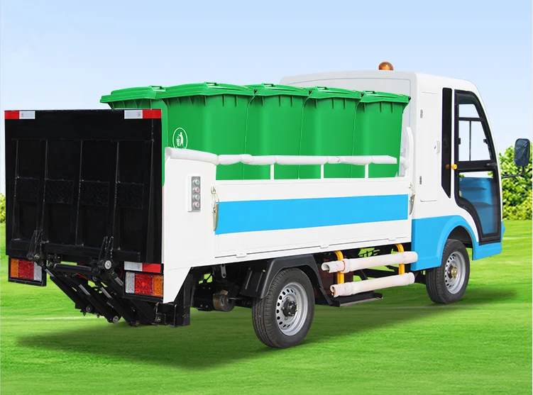 Dustbin Transporting Tricycle Electric Waste Transport Vehicle Or ...