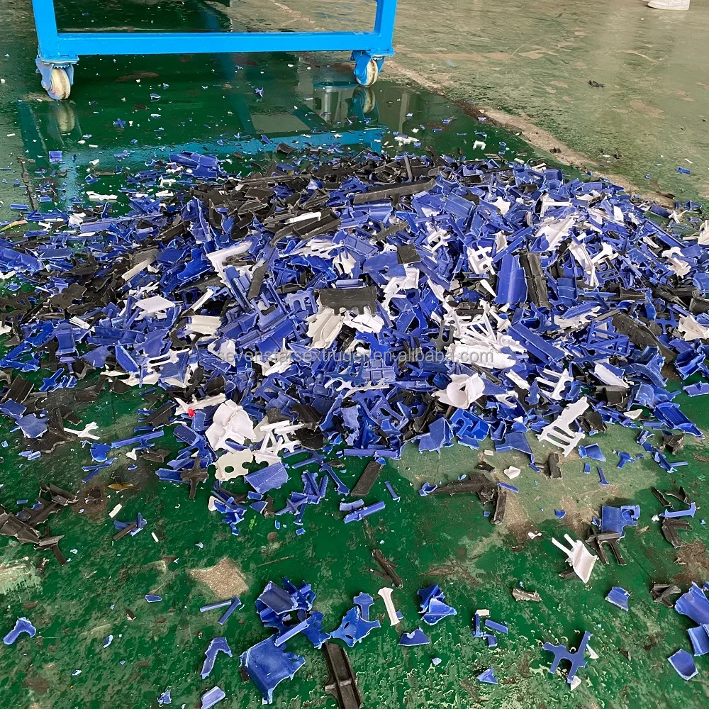 Heavy Duty Plastic Lump Waste Material Crusher Double Shaft Shredder ...