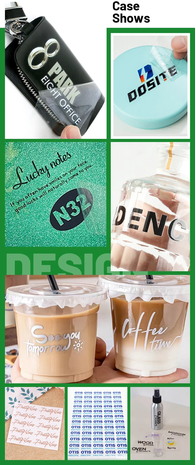 High Quality Fanyi Logo Advertising Gold 3d Label Hot Press Custom ...