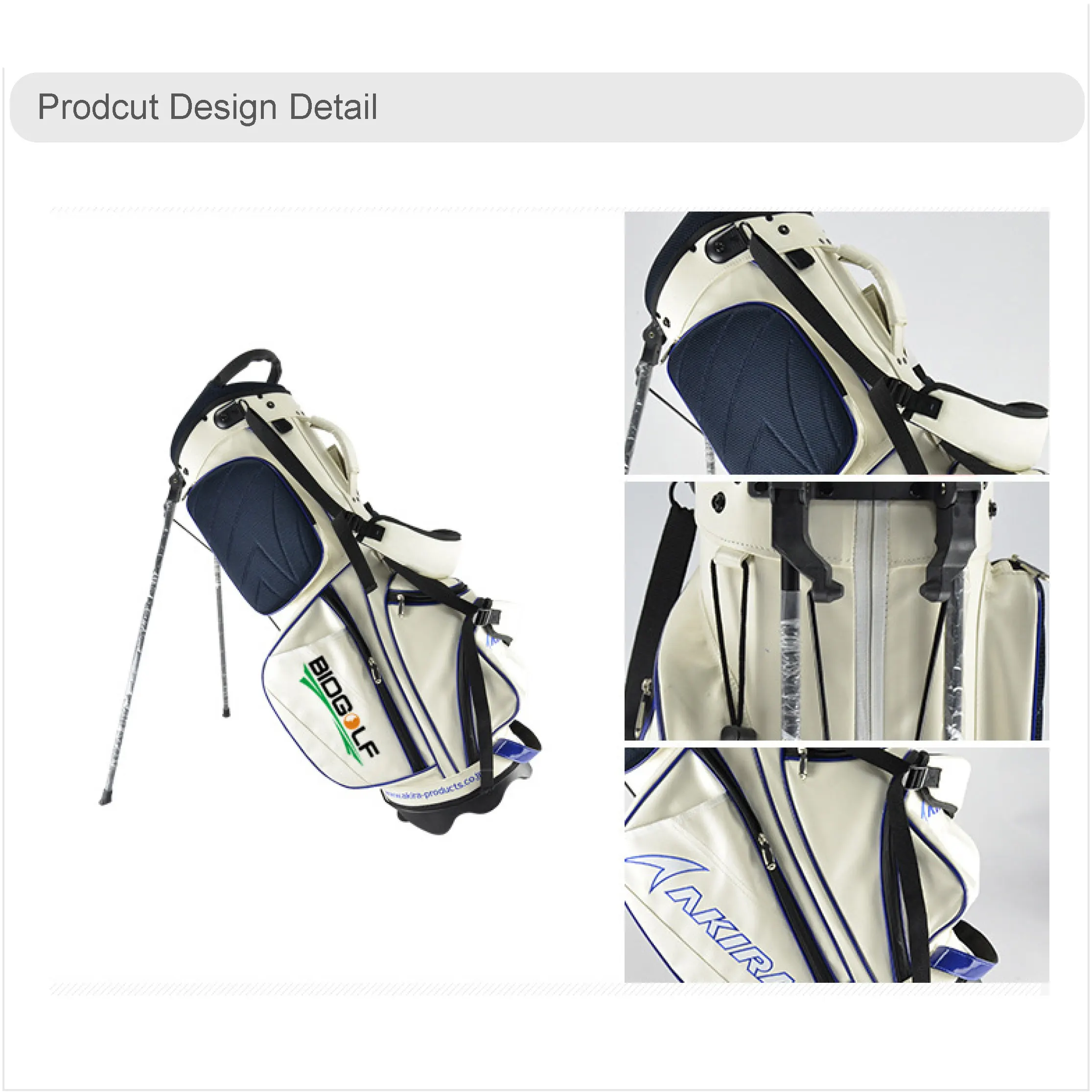 Oem Custom Nylon Lightweight Cart Bag For Ladies Stand Caddiebag Tour ...