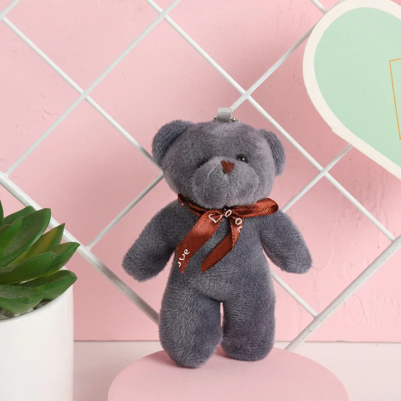 Wholesale Mini Small Soft Teddy Bear Keychain Custom Plush Stuffed ...
