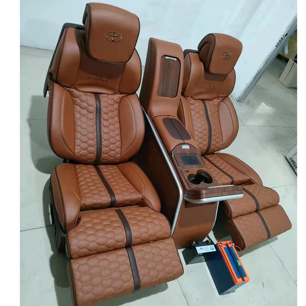 Vip Luxury Van Seats For Land Cruiser With Centre Console Car Interior ...