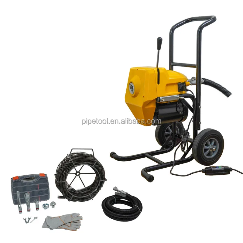 Hot Sale AN200 Electric Sectional Pipe Drain Cleaner/Auger Drain ...