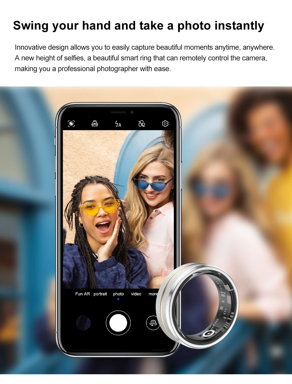 Uric Acid Metering Smart Ring Sales Trends 2024 On Amazon Smart Rings Valentines Fitness Tracker ...